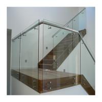China Zimbabwe glass top standoffs painting balcony standoff railings for sale