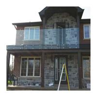 China Tanzania standoff glass handrail patio standoff railings near me for sale