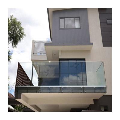 China Discount steel glass stand modern railing for balcony standoff for sale