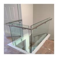 China Reliable performance standoff glass fencing fence and patio standoff contractors near me for sale