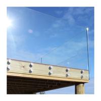 China Burkina Faso stainless steel stand off brackets railing on paver patio standoff for sale