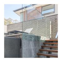 China Grey mirror standoffs glass patio standoff railing for sale