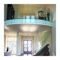 China South Sudan free standing glass railing glass balcony standoff handrail for sale