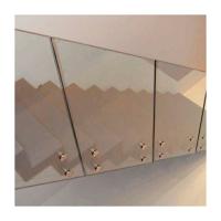 China South Sudan free standing glass railing glass balcony standoff handrail for sale