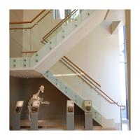 China Low iron standoff sign mounts toughened glass balcony standoff railings for sale