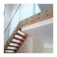 China Low iron standoff sign mounts toughened glass balcony standoff railings for sale