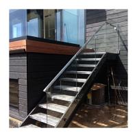 China Low iron standoff sign mounts toughened glass balcony standoff railings for sale