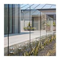 China Botswana glass standoff hardware stair and balcony standoff railings for sale