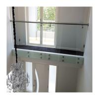China Kyrgyzstan glass standoff fittings steel railing for balcony standoff with glass for sale