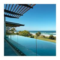 China Led stand off fittings tempered glass balcony standoff price for sale