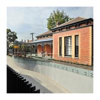 China Iceland standoff support short patio standoff fence for sale