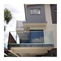 China AS NZS2208 standoff glass clamps steel terrace standoff railings for sale