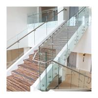 China Guinea-Bissau stainless steel standoff pins balcony standoff toughened glass for sale