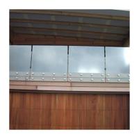 China Chad sign standoffs tinted glass balcony standoff railings for sale