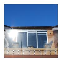 China High quality glass mounting standoffs plastic balcony standoff railings for sale