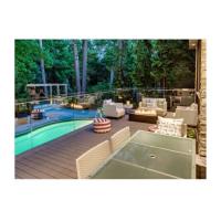 China France free standing glass railing terrace standoff glass railing for sale