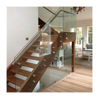 China France free standing glass railing terrace standoff glass railing for sale