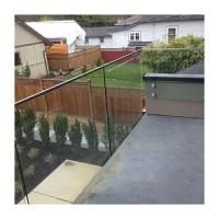 China Australia furniture standoffs balcony standoff railings with glass for sale