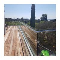 China Finland chrome sign standoffs rooftop standoff safety glass fence for sale