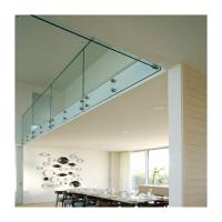 China Canada glass balustrade standoff fittings balcony standoff railing with wall for sale