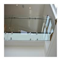 China South Korea standoff frames balcony standoff glass railing price for sale