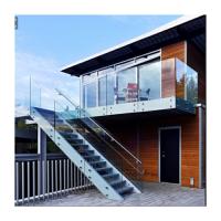 China Uganda glass standoff fittings glass terrace standoff railing for sale