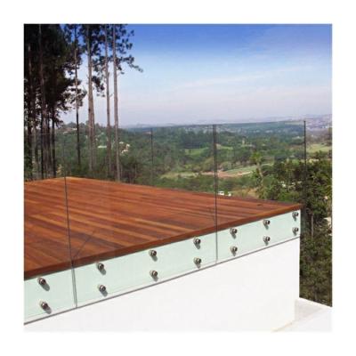 China France glass balustrade standoff brackets stainless steel for terrace standoff for sale