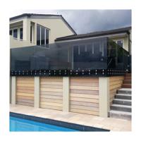 China France glass balustrade standoff brackets stainless steel for terrace standoff for sale