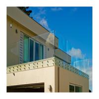 China Nicaragua decorative standoffs steel railing with glass for balcony standoff for sale