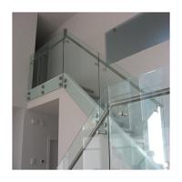 China Mauritius glass standoff pins balcony standoff steel railing with glass for sale