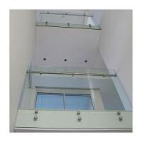 China Indonesia stainless steel standoff screws frosted glass balcony standoff railing for sale