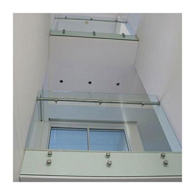 China Indonesia stainless steel standoff screws frosted glass balcony standoff railing for sale