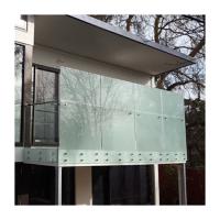 China EN12543 edge standoffs roof standoff terrace standoff railings for sale