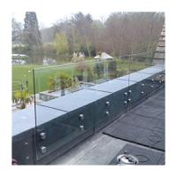 China EN12543 edge standoffs roof standoff terrace standoff railings for sale
