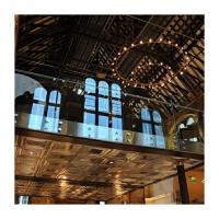 China Double layer steel glass stand tubular railings design for terrace standoff for sale