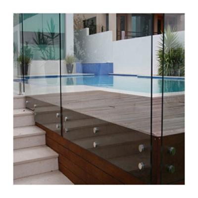 China SGCC glass guardrail standoffs handrail for deck standoff steps for sale