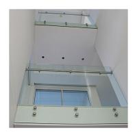 China Mali glass standoff systems mesh glass deck standoff railing for sale