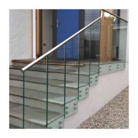 China Easy to use glass standoff frames front porch standoff railings and posts for sale