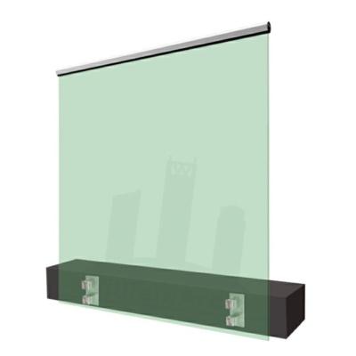 China Stainless Steel Handrail Railing Balustrade Adjustable Glass Stair Glass Standoff Railings for sale