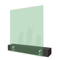 China Easy to Install Balcony Glass Railings Excellent Quality Customized Dia 38mm 42.4mm Standoff Glass Balustrade for sale