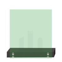 China Stairs Standoff Glass Railing With 12 Tempered Glass And Patch Fitting for sale