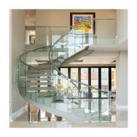 China Frameless Tempered Glass Balcony Railing With Clear Or Black Glass for sale