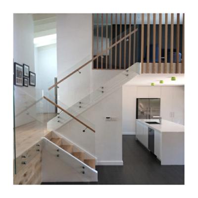 China Frameless Tempered Glass Balcony Railing With Clear Or Black Glass for sale