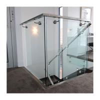 China Outdoor Balcony Standoff Glass Railing Stainless Steel 304 Hardware Balustrade for sale