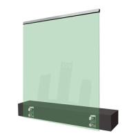 China Interior Standoff Glass Railing Mirror Polish Hardware Balustrade Fixings for sale