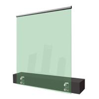China Glass Panel Standoff Glass Railing Modern Light Fittings Fence Mirror Polish for sale