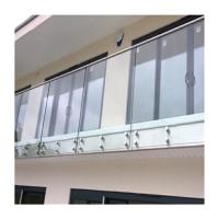 China Stainless Steel Railing Prices Standoff Glass Clamps Fix Glasses Balustrade for sale