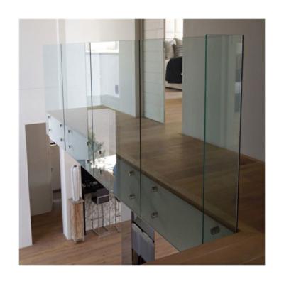 China Kyrgyzstan glass standoff frames patio standoff stairs with railing for sale