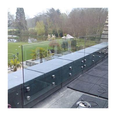 China Trinidad and Tobago standoff glass guardrail metal roof standoff railing for sale