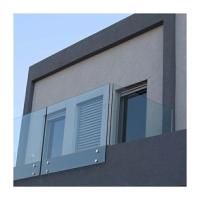 China Trinidad and Tobago standoff glass guardrail metal roof standoff railing for sale
